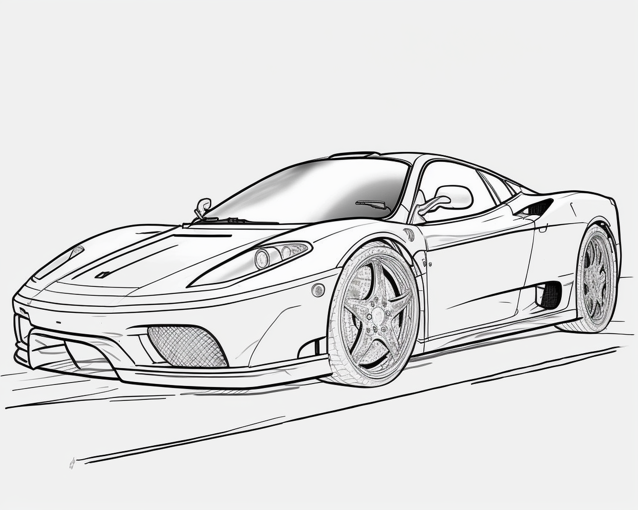 omalovánky auta 15 - Omalovánky k vytisknutí zdarma