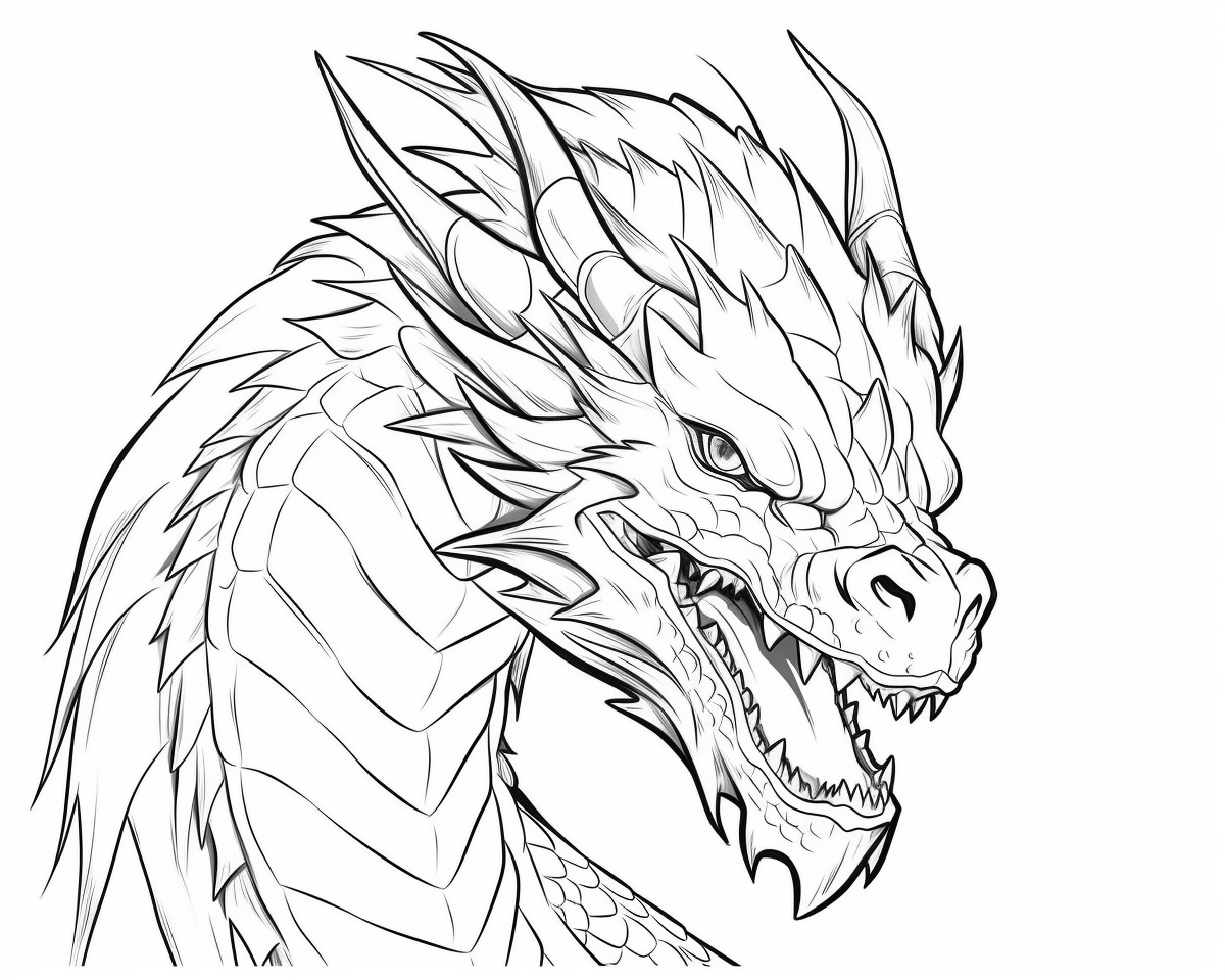 Drak 18 - Omalovánky k vytisknutí zdarma