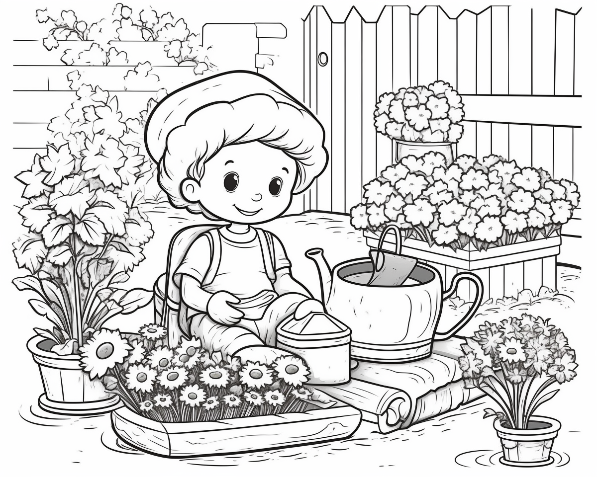 jaro 32 - Omalovánky k vytisknutí zdarma