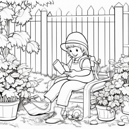 jaro 21 - Omalovánky k vytisknutí zdarma