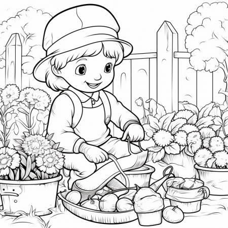 Omalovánky Jaro zdarma k vytisknutí a stažení