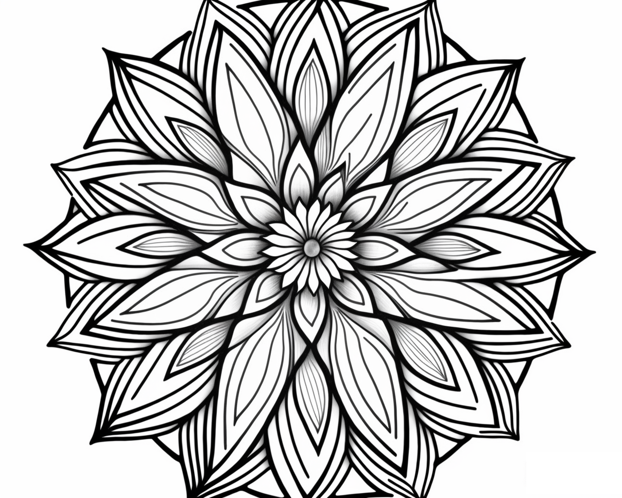 mandala 2 - Omalovánky k vytisknutí zdarma