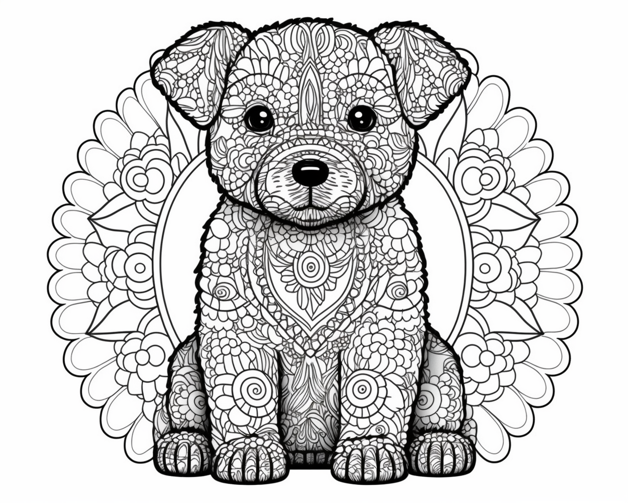 mandala 8 - Omalovánky k vytisknutí zdarma