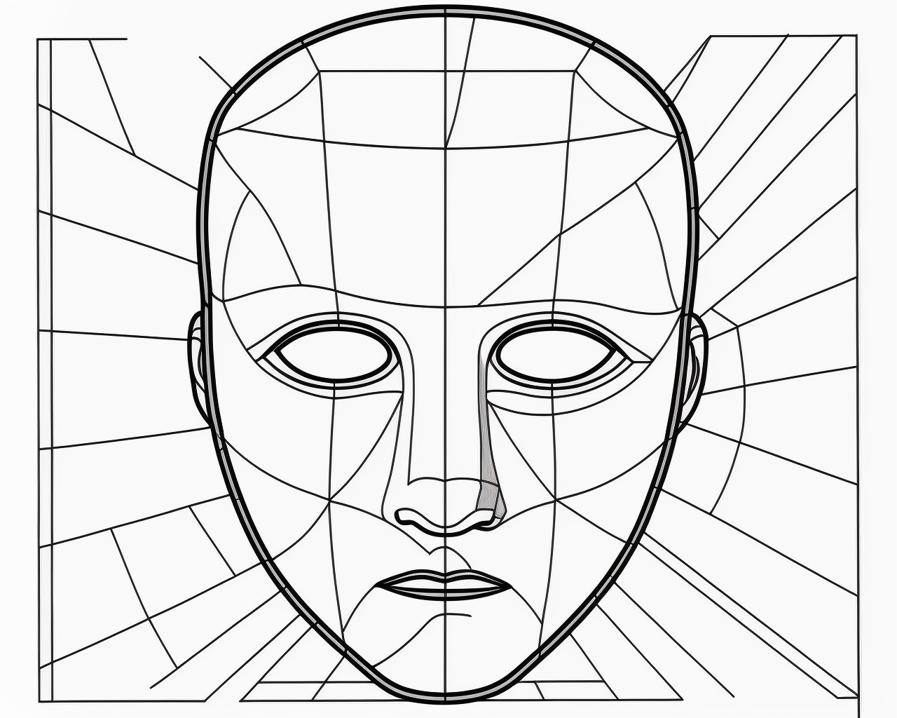 maska 2 - Omalovánky k vytisknutí zdarma