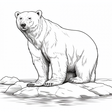 Omalovánky Medvěd zdarma k vytisknutí a stažení