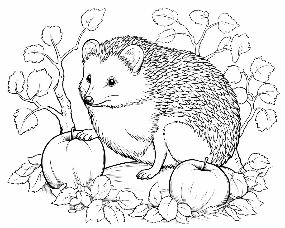 Podzim 23 - Omalovánky k vytisknutí zdarma