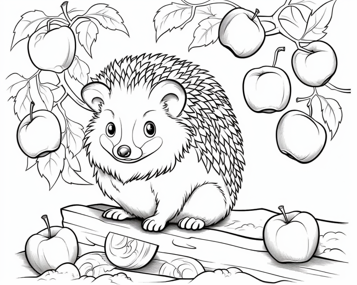 Podzim 24 - Omalovánky k vytisknutí zdarma