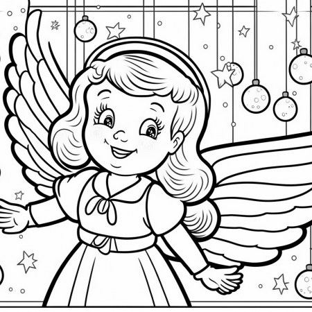 Vanocni 7 - Omalovánky k vytisknutí zdarma