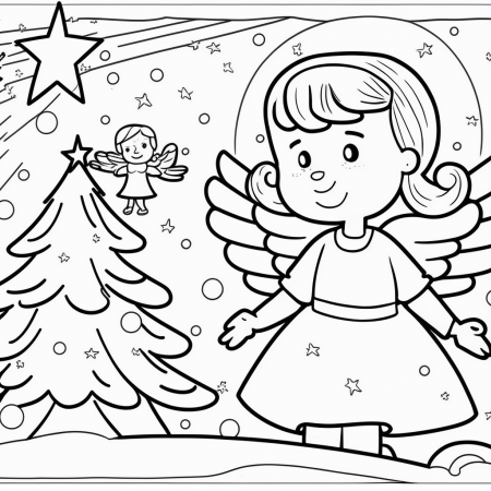 Omalovánky Vánoční zdarma k vytisknutí a stažení