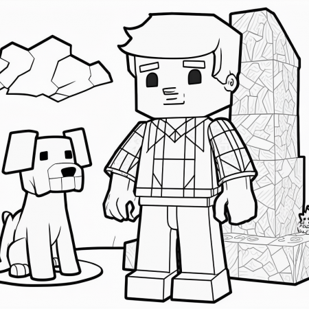 minecraft 26 - Omalovánky k vytisknutí zdarma