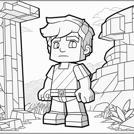 minecraft 10 - Omalovánky k vytisknutí zdarma