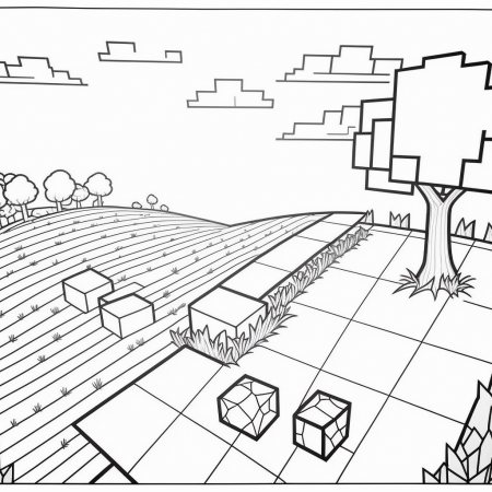 minecraft 13 - Omalovánky k vytisknutí zdarma