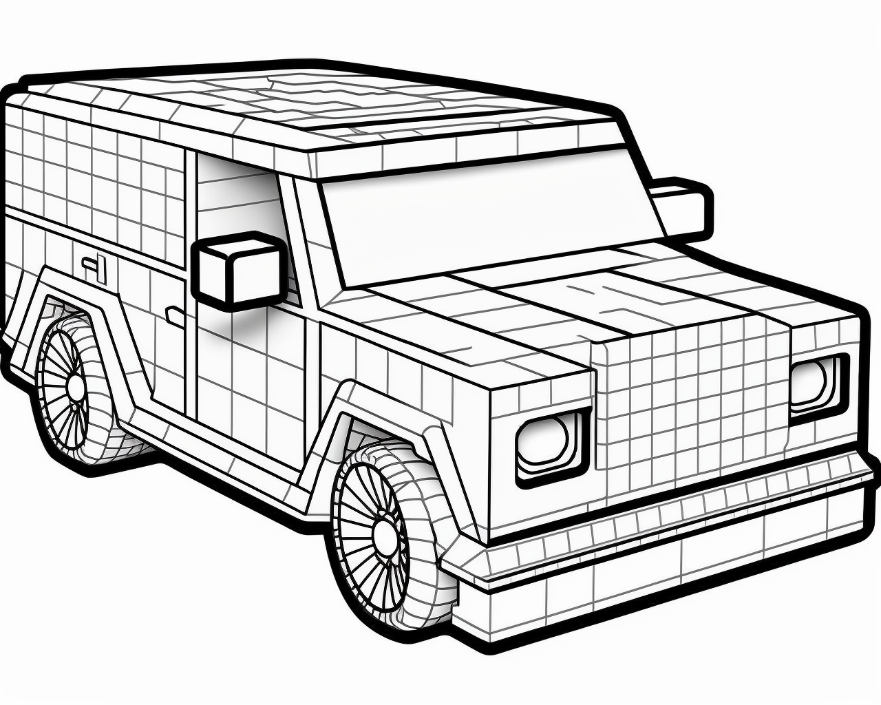 minecraft 24 - Omalovánky k vytisknutí zdarma