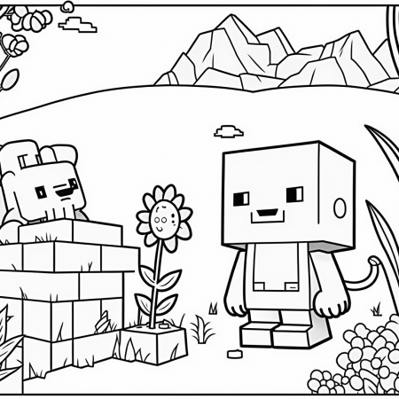 minecraft 24 - Omalovánky k vytisknutí zdarma