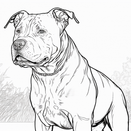 Omalovánky Pes zdarma k vytisknutí a stažení