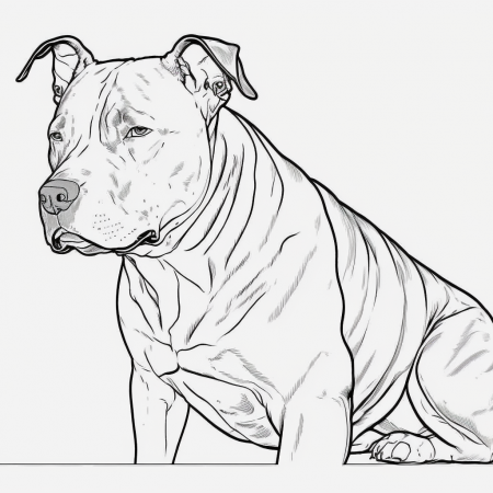 Omalovánky Pes zdarma k vytisknutí a stažení