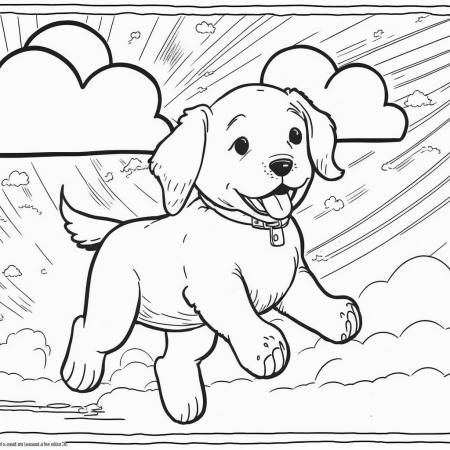 Omalovánky Pes zdarma k vytisknutí a stažení