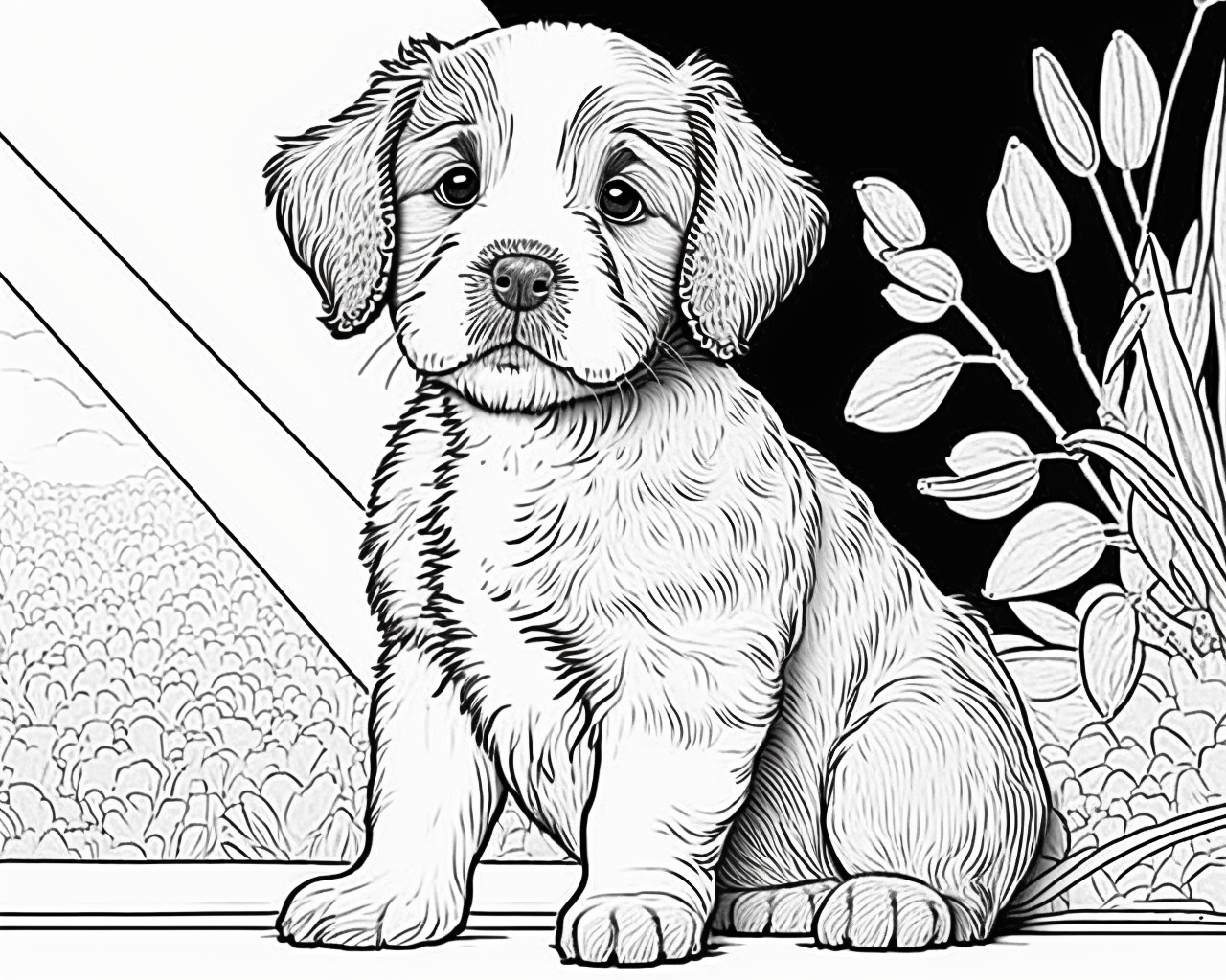 pes 11 - Omalovánky k vytisknutí zdarma