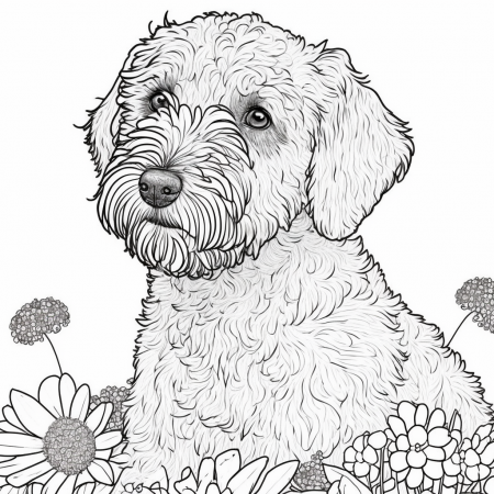 Omalovánky Pes zdarma k vytisknutí a stažení