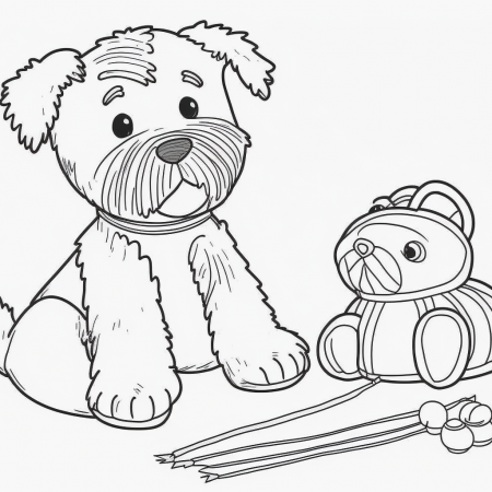 Omalovánky Pes zdarma k vytisknutí a stažení