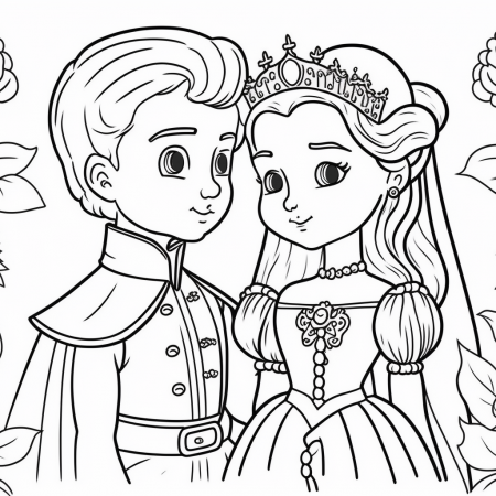 princezna omalovánky krásná princezna - Omalovánky k vytisknutí zdarma